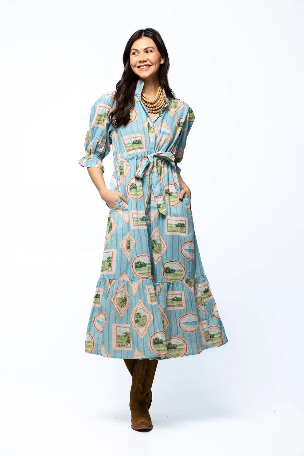 Holly Shae - Catherine Dress (Framed Italian Scapes)